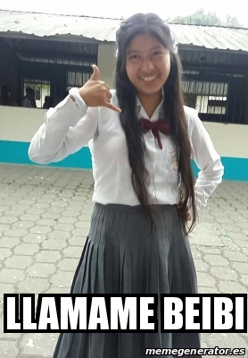 Meme Personalizado - Llamame beibi - 31234215