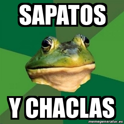 Meme Foul Bachelor Frog - sapatos y chaclas - 31234670