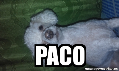 Meme Personalizado - Paco - 31239509