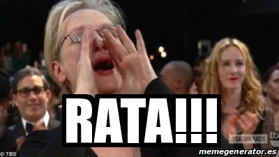 Meme Personalizado - Rata!!! - 31244875