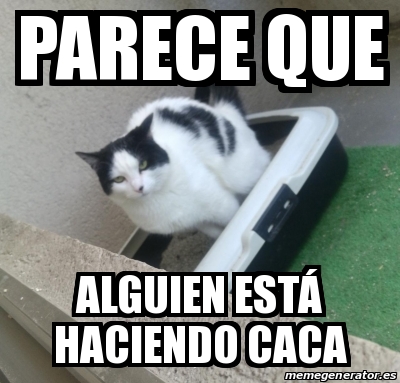 Meme Personalizado - parece que alguien estÃ¡ haciendo caca - 31249567