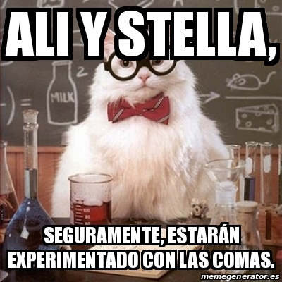 Meme Chemistry Cat - ali y stella, seguramente, estarÃ¡n experimentado ...