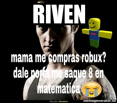 Meme Personalizado - Riven - 31252393