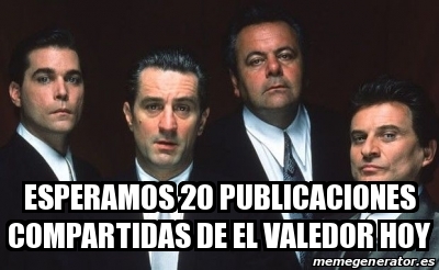 Meme Personalizado - ESPERAMOS 20 PUBLICACIONES COMPARTIDAS DE EL ...