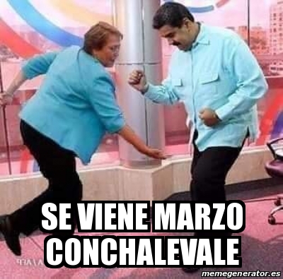 Meme Personalizado - Se viene marzo conchalevale - 31280949