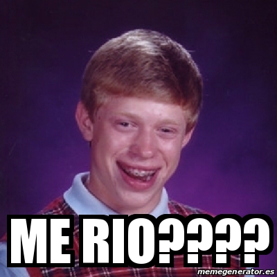 Meme Bad Luck Brian - me rio???? - 31287645