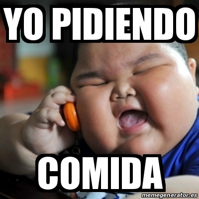 Meme fat chinese kid - yo pidiendo comida - 31292526
