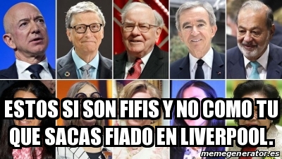 Meme Personalizado - Estos si son fifis y no como tu que sacas fiado en ...