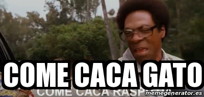 Meme Personalizado - come caca gato - 31295556
