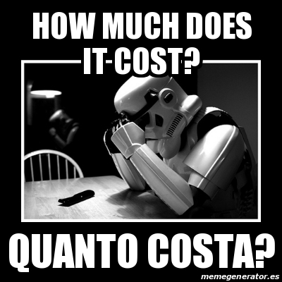 Meme Sad Trooper - How much does it cost? Quanto costa? - 31036327