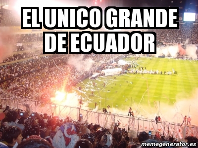 Meme Personalizado - El unico grande de Ecuador - 31307815