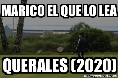 Meme Personalizado - Marico el que lo lea Querales (2020) - 31312136