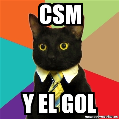 Meme Business Cat - csm y el gol - 31314570
