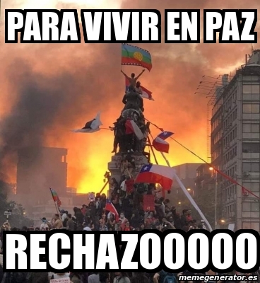 Meme Personalizado - PARA VIVIR EN PAZ RECHAZOOOOO - 31317102
