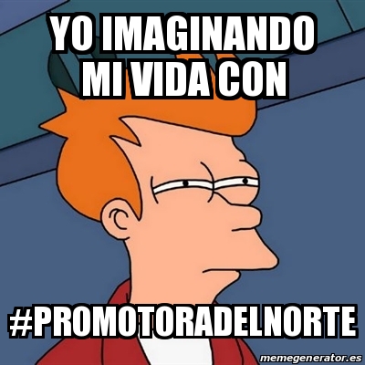 Meme Futurama Fry - YO IMAGINANDO MI VIDA CON #pROMOTORADELNORTE - 31319438