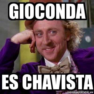 Meme Willy Wonka - gioconda ES CHAVISTA - 31325919