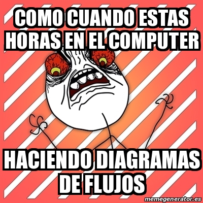 Meme I Hate - Como cuando estas horas en el Computer Haciendo Diagramas ...