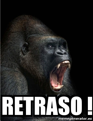 Meme Personalizado - RETRASO ! - 31334956