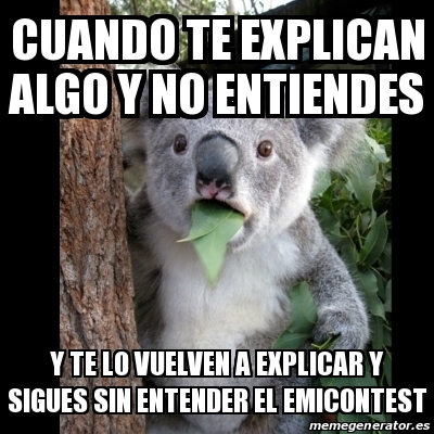 Meme Koala - Cuando te explican algo y no entiendes Y te lo vuelven a ...