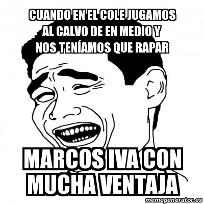 Meme Yao Ming 2 - cuando en el cole jugamos al calvo de EN MEDIO y nos ...