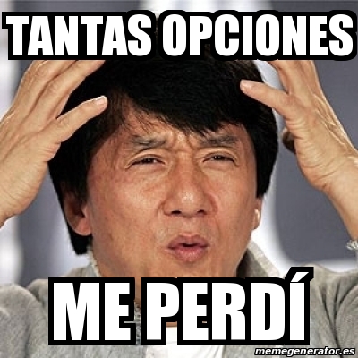 Meme Jackie Chan - Tantas opciones Me perdÃ­ - 31361658