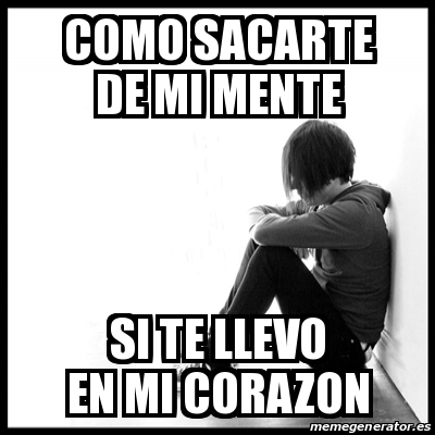 Meme First World Problems - como sacarte de mi mente si te llevo en mi ...