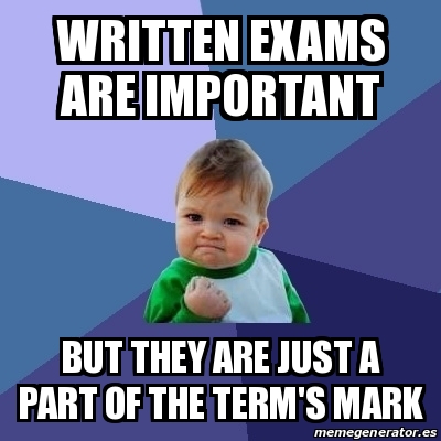 Meme Bebe Exitoso - written exams are important but they are just a ...