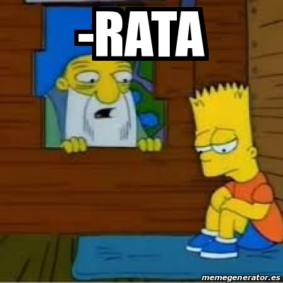 Meme Personalizado - -Rata - 31366625