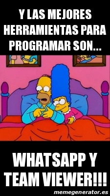 Meme Personalizado - Y las mejores herramientas para programar son ...