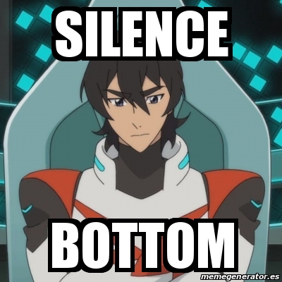 Meme Personalizado - silence bottom - 31371326