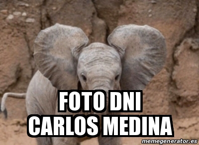 Meme Personalizado - foto dni carlos medina - 31375246