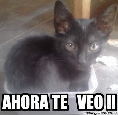 Meme Personalizado - ahora te veo !! - 31375578