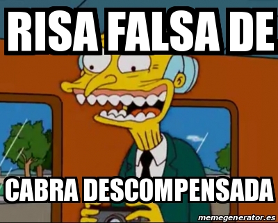 Meme Personalizado - risa falsa de cabra descompensada - 31388215