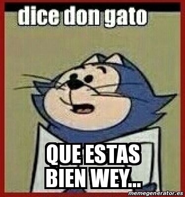 Meme Personalizado - QUE ESTAS BIEN WEY... - 31389186