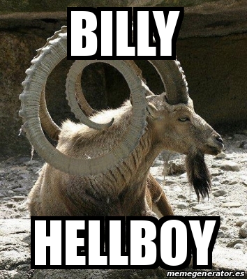 Meme Personalizado - billy hellboy - 31390749