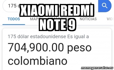 Meme Personalizado - Xiaomi redmi note 9 - 31392055