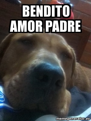 Meme Personalizado - bendito amor padre - 31392499