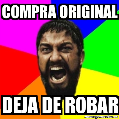 Meme Sparta - Compra original Deja de robar - 31392703