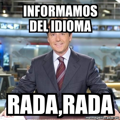Meme Matias Prats - INFORMAMOS DEL IDIOMA RADA,RADA - 31393245