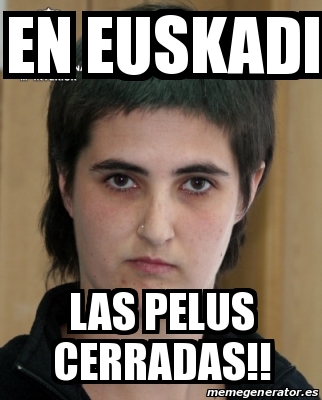 Meme Personalizado - En Euskadi Las pelus cerradas!! - 31399639