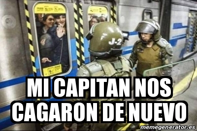 Meme Personalizado - MI CAPITAN NOS CAGARON DE NUEVO - 31043331
