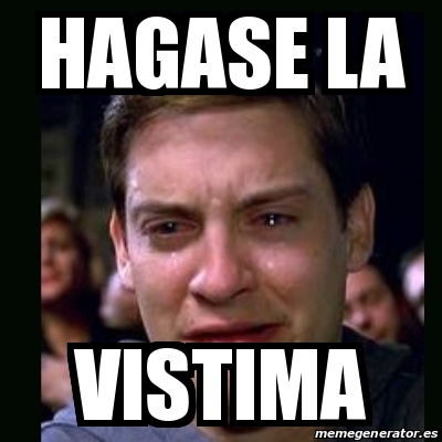 Meme crying peter parker - Hagase La Vistima - 31045529