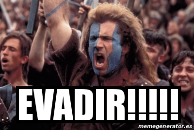 Meme Personalizado - Evadir!!!!! - 31047663