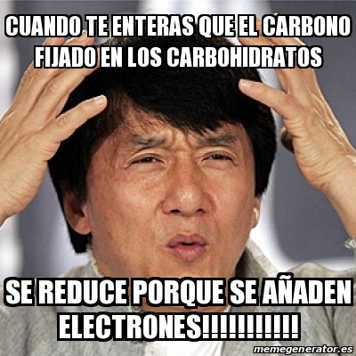 Meme Jackie Chan - CUANDO TE ENTERAS QUE EL CARBONO FIJADO EN LOS ...