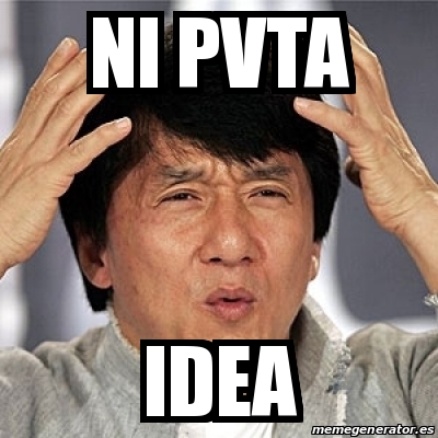 Meme Jackie Chan - ni pvta idea - 31049525