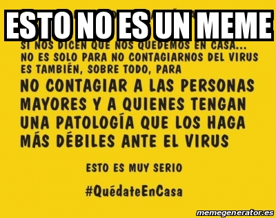 Meme Personalizado - esto no es un meme - 31408596