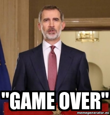 Meme Personalizado - "Game over" - 31412587