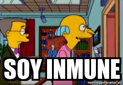 Meme Personalizado - SOY INMUNE - 31417766