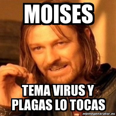Meme Boromir - Moises Tema virus y plagas lo tocas - 31422970