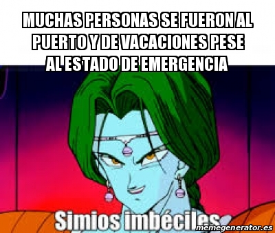 Meme Personalizado - Muchas personas se fueron al puerto y de ...
